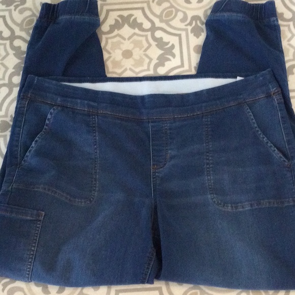 Denim&Co | Jeans | D Co Pull Up Jeans With Comfort Stretch Waistband ...